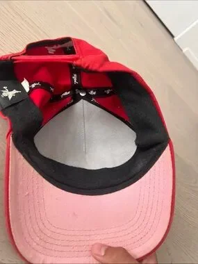made | Accessories | Red Kids Baseball Cap With White Drip Logo | Poshmark